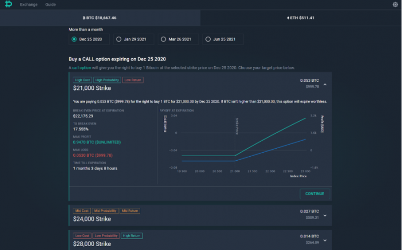 Deribit Option Discovery Tool - Deribit Insights